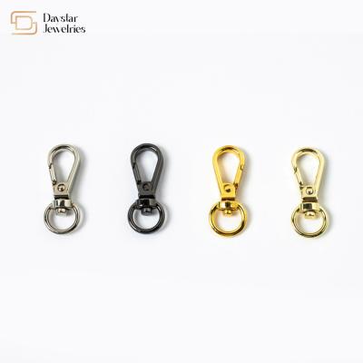 China Metal Lobster Claw Clasp Swivel Snap Hooks with O Ring for Key Ring Lanyard Bags 360 Degree Rotation for sale