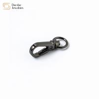 China Metal Lobster Claw Clasp Swivel Snap Hooks with O Ring for Key Ring Lanyard Bags 360 Degree Rotation for sale