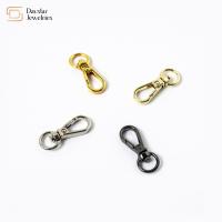 China Metal Lobster Claw Clasp Swivel Snap Hooks with O Ring for Key Ring Lanyard Bags 360 Degree Rotation for sale