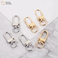 China Colorful Metal Swivel Snap Hooks For Bag Strap Keychains Connector for sale