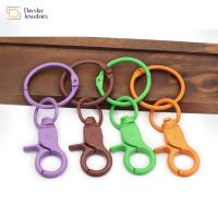 China Metal Lobster Claw Clasps Keychain Swivel Trigger Snap Clips 44mm for DIY Key Rings Bags Purses for sale