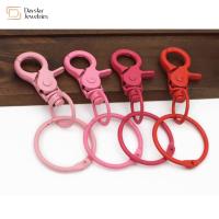 China Metal Lobster Claw Clasps Keychain Swivel Trigger Snap Clips 44mm for DIY Key Rings Bags Purses for sale
