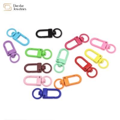China Metal Swivel Lanyard Trigger Snap Hook Colorful For Backpack Charms Toy Zipper Pulls for sale