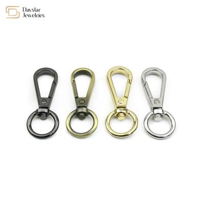 China Zinc Alloy Metal Swivel Snap Hooks 360 Degree Lanyard Keychain Clip for Bags Pet Collars for sale