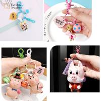 China Candy Colors Metal Lobster Clasp Keychain 360 Degree Swivel Spray Paint for DIY Toy Charms Bags for sale