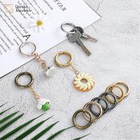 China Heavy Duty Metal O Rings Round Snap Clip 25mm Zinc Alloy Spring Gate for Key Bag Hardware for sale
