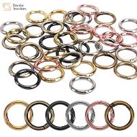 China Zinc Alloy Metal Keychain Rings , Snap Hook Clips Spring Gate O Ring for sale