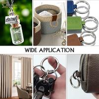 China Zinc Alloy Metal Keychain Rings , Snap Hook Clips Spring Gate O Ring for sale