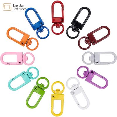 China Metal Swivel Snap Hook Clips , Lobster Trigger Clasps For Keychain Diy Charms for sale