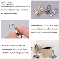 China Metal Lobster Swivel Clasp 360 Degree Lanyard Spring Snap Hooks for DIY Bag Keychain Zinc Alloy for sale