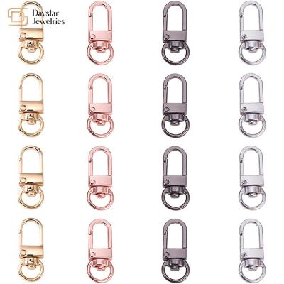 China Metal Lobster Swivel Clasp 360 Degree Lanyard Spring Snap Hooks for DIY Bag Keychain Zinc Alloy for sale