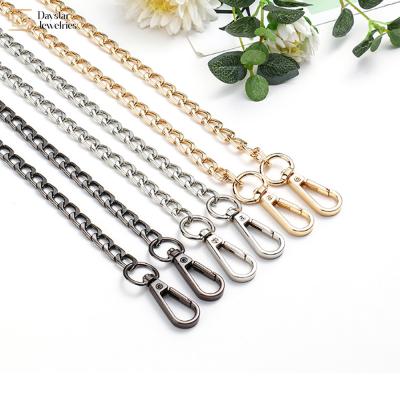 China Zinc Alloy Crossbody Replacement Purse Strap with Metal Snap Buckles 120cm for sale