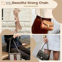 China Zinc Alloy Crossbody Replacement Purse Strap with Metal Snap Buckles 120cm for sale