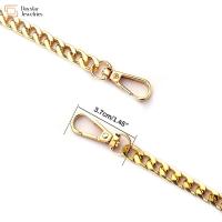 China Shoulder Crossbody Bag Replacement Flat Metal Chain For Diy Purse Handbag for sale