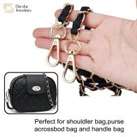 China Crossbody Shoulder Replacement Leather Chain Strap With Buckle for sale