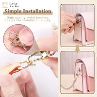 China Zinc Alloy Purse Chain Handbag Crossbody Shoulder Metal Chain Strap 120cm with Buckle for sale