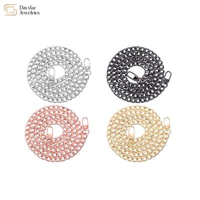 China Zinc Alloy Purse Chain Handbag Crossbody Shoulder Metal Chain Strap 120cm with Buckle for sale