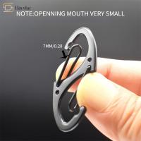 China OEM ODM Double Snap Spring Clip Metal Accessories S Hook Carabiner for sale