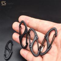 China OEM ODM Double Snap Spring Clip Metal Accessories S Hook Carabiner for sale