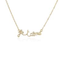 China Synthetic CZ Women Fashion Pendant Initial Necklace Classic OEM Custom 18 Inch for sale