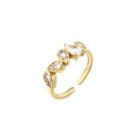 China Plated 24K Gold Plated Rings Engagement Wedding Finger Ring for sale