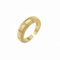 China 18k Gold Plated Zircon Ring Adjustable Hypoallergenic Wedding Band Fashion Couples Ring for sale