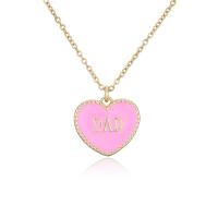 China 14K Heart Letter Pendant Necklace for sale