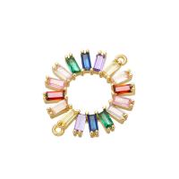 China Gold Plated DIY Crystal Bracelet Necklace Connector Charm Findings for Jewelry Making ODM for sale