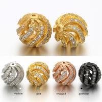 China Round DIY Gold Plated Crystal Spacer Beads 6mm for Jewelry Making OEM for sale