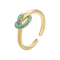 China DAYSTAR Pave 18k Gold Jewelry CZ Zircon Wedding Ring Customized for sale