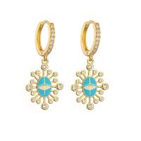China Bohemian Turkish Evil Eye Earrings for sale