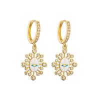 China Bohemian Turkish Evil Eye Earrings for sale