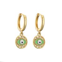 China Brass Enamel Evil Eye Pendant for sale