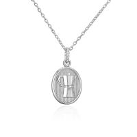 China ODM Sterling 925 Silver Pendant Custom Pattern Crystal Necklace for sale