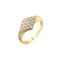 China 18K Gold Plated Diamond Couple Ring Adjustable Neutral Size Hypoallergenic for sale