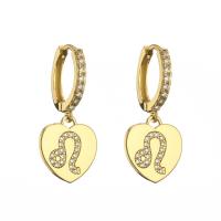 China Custom Rhinestone Hoop Earrings Gold Plated Stud Pendant Earrings for sale