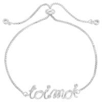 China 925 Silver Letter Pendant Necklace for sale