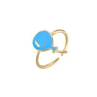 China Gold Plated Enamel Balloon Pendant Necklace Ring Earring Set 18K Jewelry Set for sale