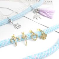 China Gold Plated Number Animals Charm Pendant for Necklace Crossbody Phone Case 2cm for sale