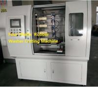 China CNC Rubber Washer Cutting Machine/Cutter with Double Mandrels Fitting for sale