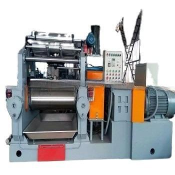 China 4490x1700 X1750mm XK 550 Single Tipper Bucked Two Rolls Rubber Open Mixing Mill Line with CE for sale