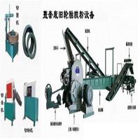 China Tire Recycling Machine 75KW Waste Rubber Crushing Mill for Rubber Powder Grinding for sale