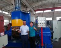 China Rubber Mixing Machine with 415V Voltage and 3800x2140x3180 mm Dimensions for sale