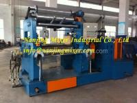 China Lab Silicone Rubber Two Roller Open Mixing/Mixer Mill with Stock Blenders for sale