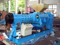 China hot feed and cold feed pin barrel rubber epdm extrusion machine with degassing system for sale