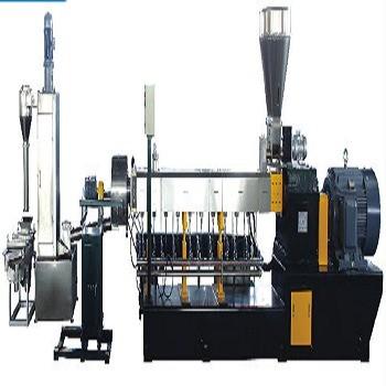 China 38CrMoALA Screw Material Twin Screw Extruder for PE/PP/ABS/PC/EVA CaCO3/Talc/TiO2/PLA for sale