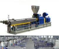 China Parallel Co- Rotating pulping Twin Screw Extruder for polyestrene PE/PP/ABS/PC/EVA/PET/TPE for sale