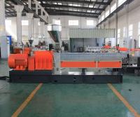 China Double-Screw 120mm Co-Rotating Parallel Twin Screw Extruder for TPE Extrusion Process for sale