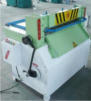 China Newest Nanjing XQ620 Rubber Strip Slicing Machine with and 1050x800x1100mm Dimensions for sale