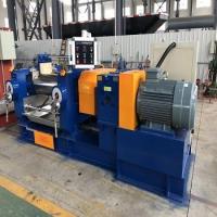 China Video Technical Support Plastic Silicone Mixing Machine for Laboratory Granule Process Two Rolls Rubber Open for sale